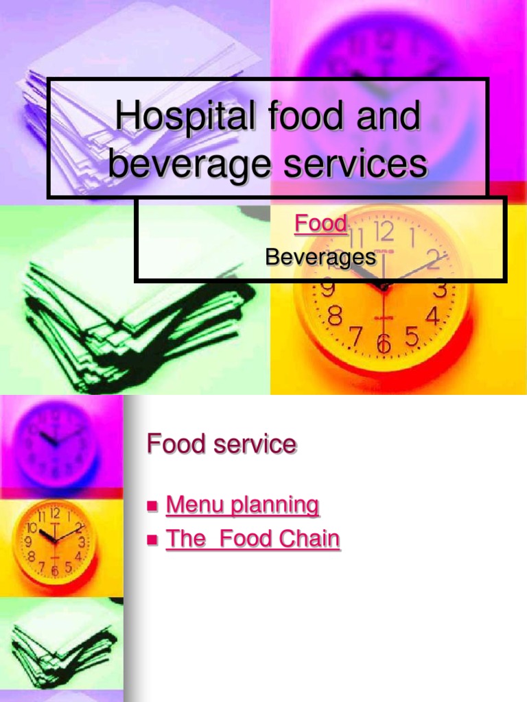 Hospital Food Service Management Guide | PDF | Menu | Foods
