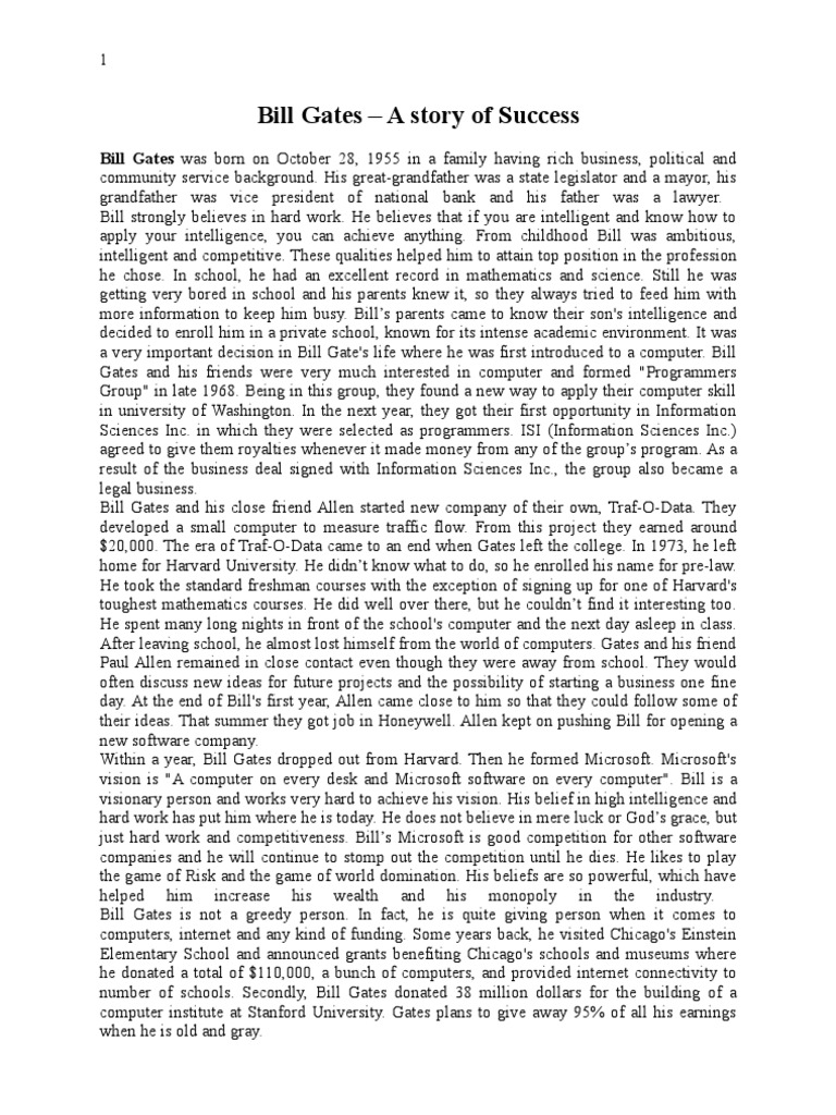 Bill Gates | PDF | Dell | Microsoft