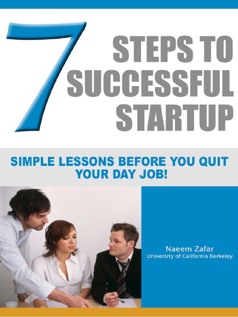 7 Steps To Successful Startup | PDF | Startup Company | Small Business ...