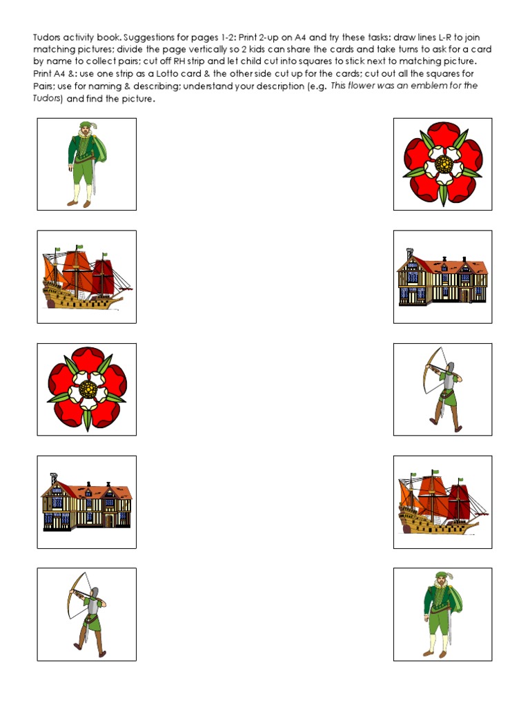 Tudors Activity Book | PDF