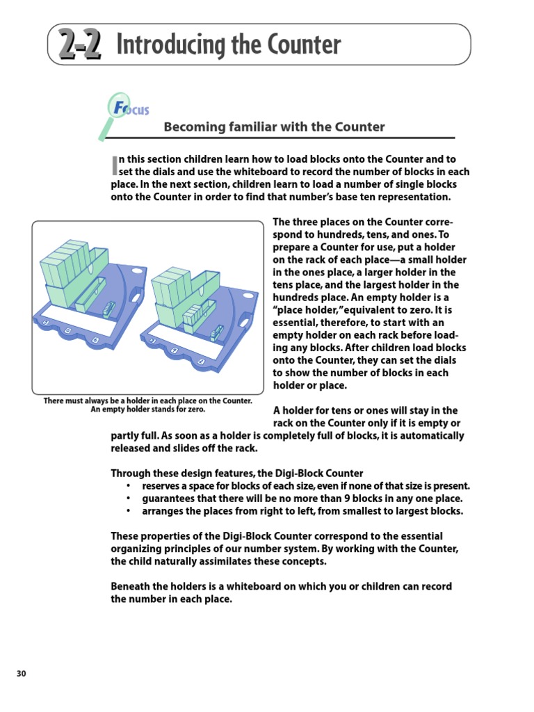 Introducing The Counter | PDF | Education Theory | Teaching