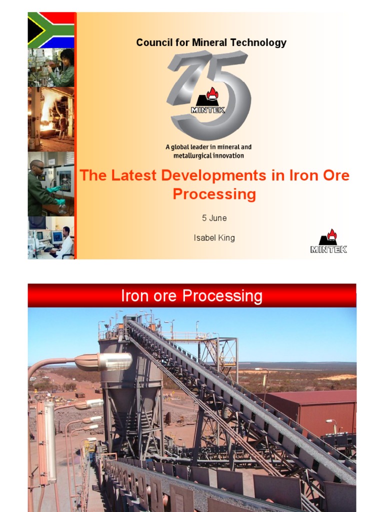 IRON ORE PROCESSING 2009.pdf | Iron Ore | Heavy Industry