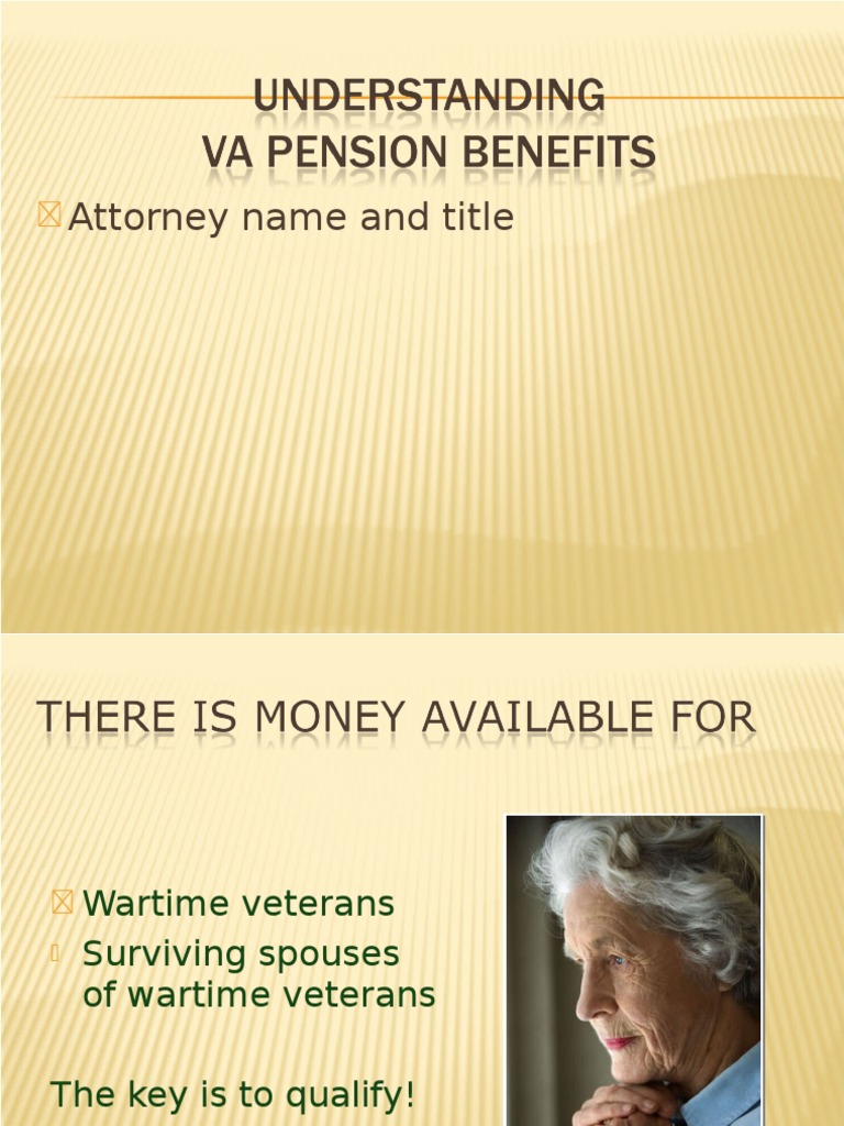UnderstandingVAPension | PDF | United States Department Of Veterans ...