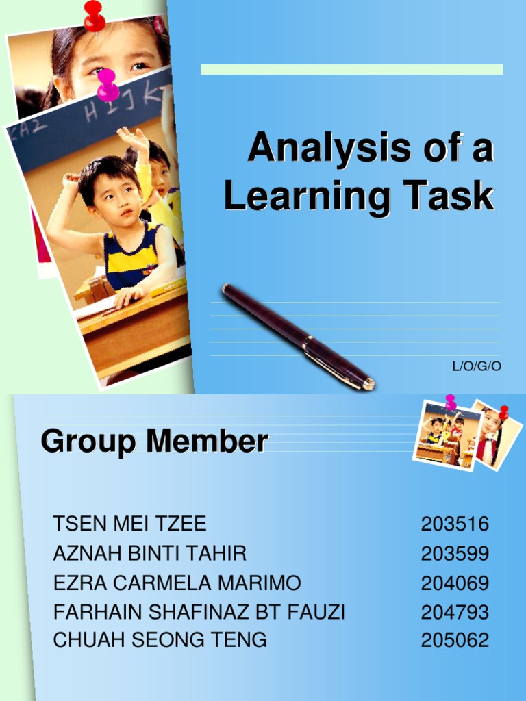 Analysis Learning Task | PDF | Hierarchy | Learning