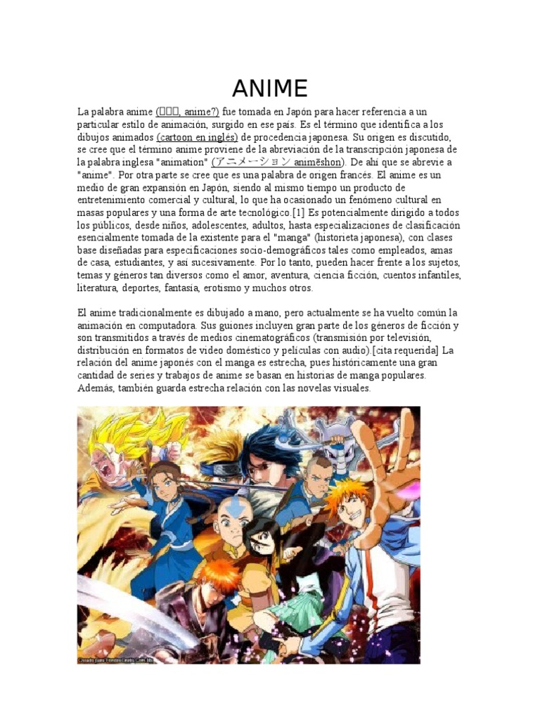 Anime | PDF | Anime | Manga