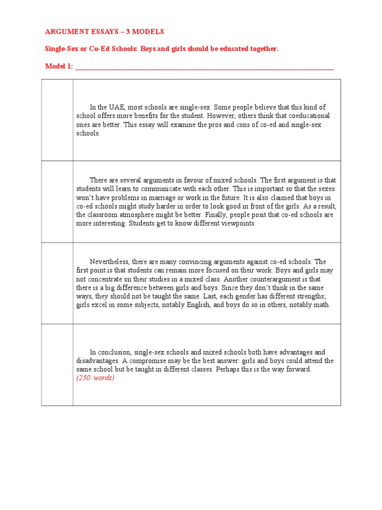 Co-Ed vs. Single-Sex Schools Debate | PDF | Gender | Gender Studies