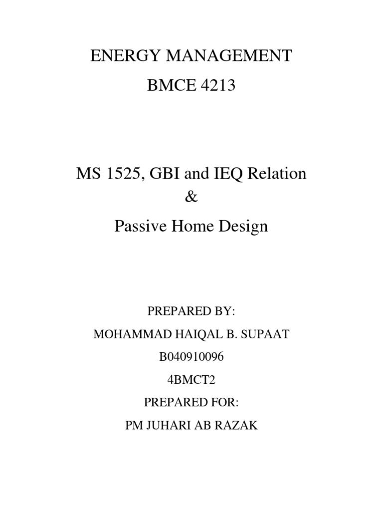 MS 1525 | PDF | Hvac | Green Building