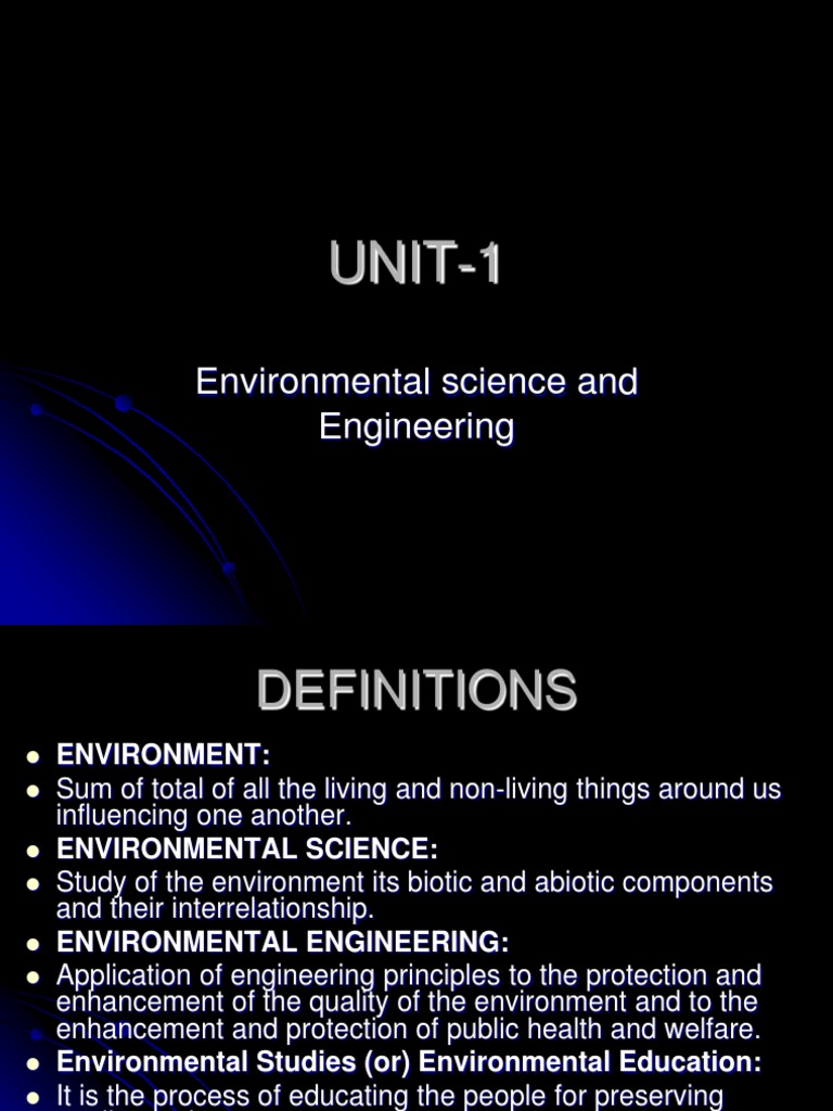UNIT 1 Environment, Ecosystems and Biodiversity | PDF | Atmosphere Of ...