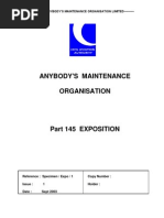 Sample Easa Part 145 Moe | PDF