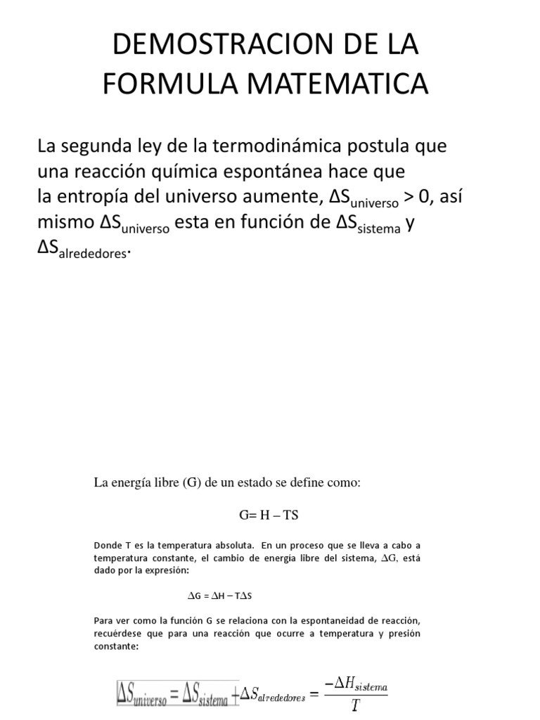 Demostracion de La Formula Matematica | PDF | Ciencia y matemáticas