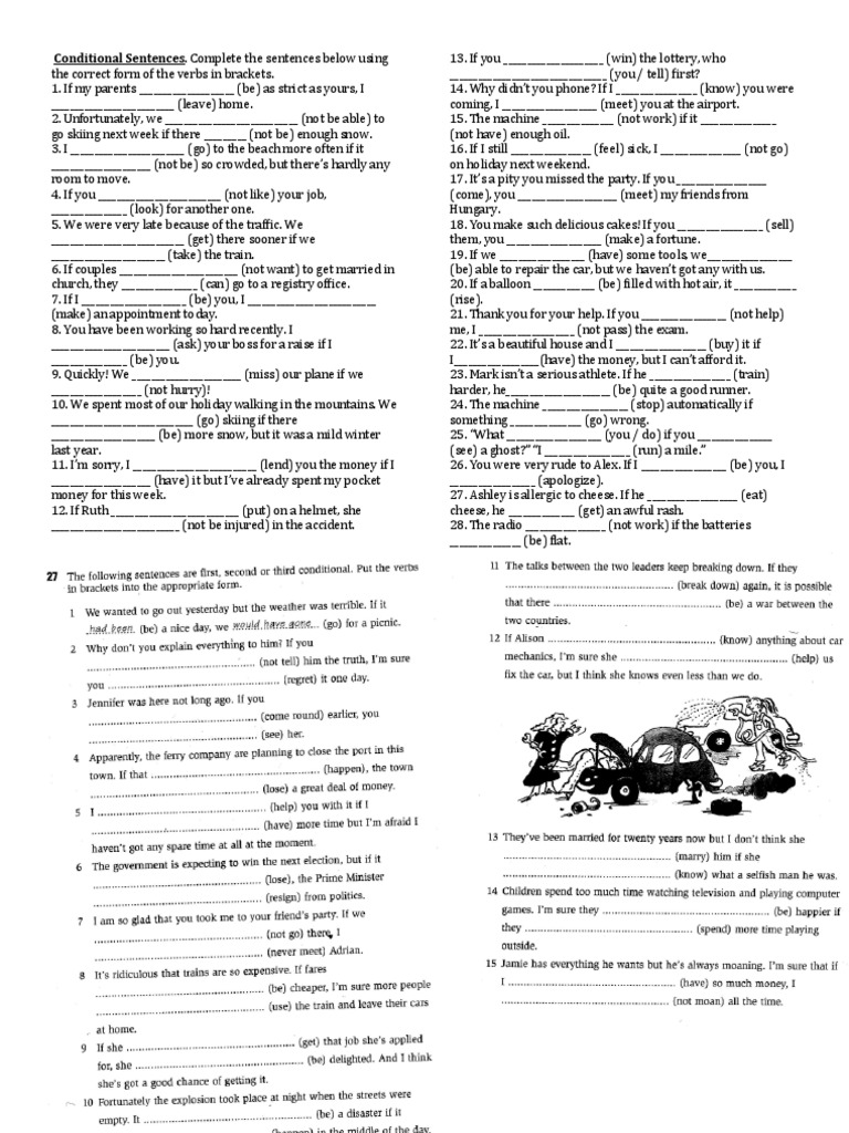 Conditionals Final | PDF | Grammar | Language Mechanics