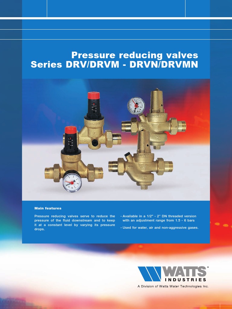 Drv Drvm Drvn Drvmn Uk Rev.1 | Valve | Pressure