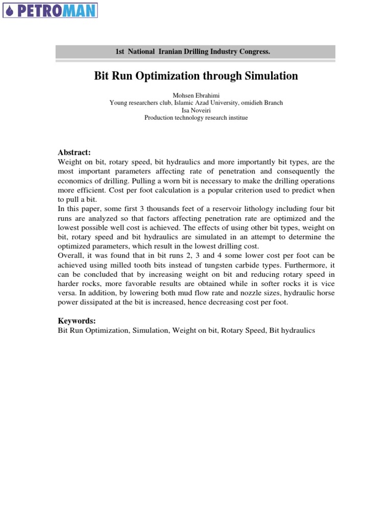 MSM | Download Free PDF | Drilling Rig | Wear