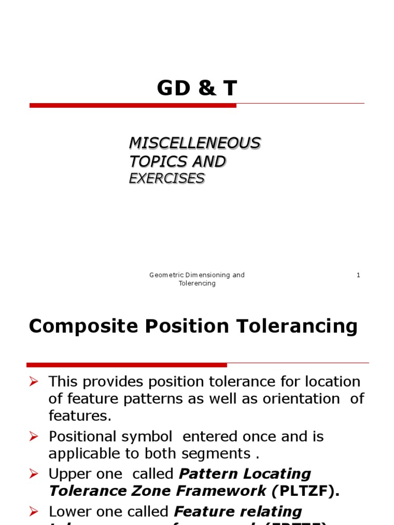 Advanced GD & T | PDF | Engineering | Geometry