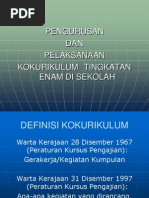 Dasar Pelaksanaan Kegiatan Kokurikulum | PDF