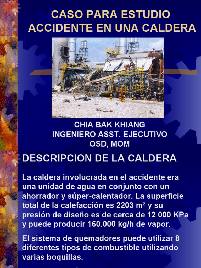 Explosion Caldera. Investigacion Accidente y Lecciones Aprendidas | PDF ...