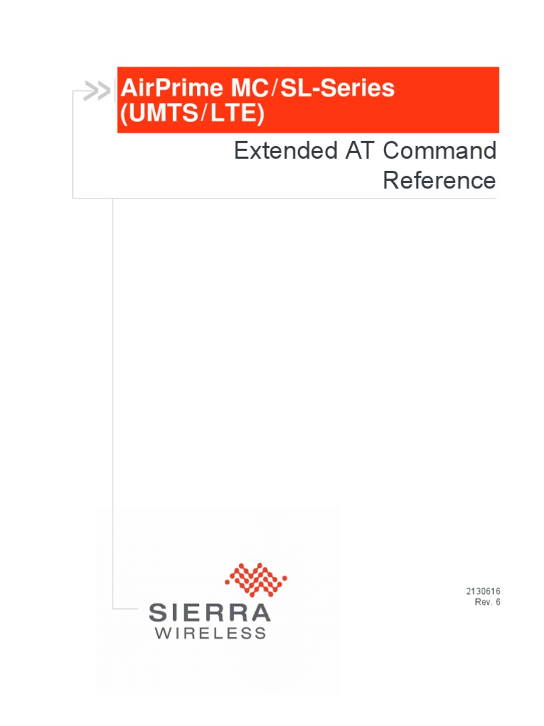 Extended at Commands v6 | PDF | Modem | High Speed Packet Access