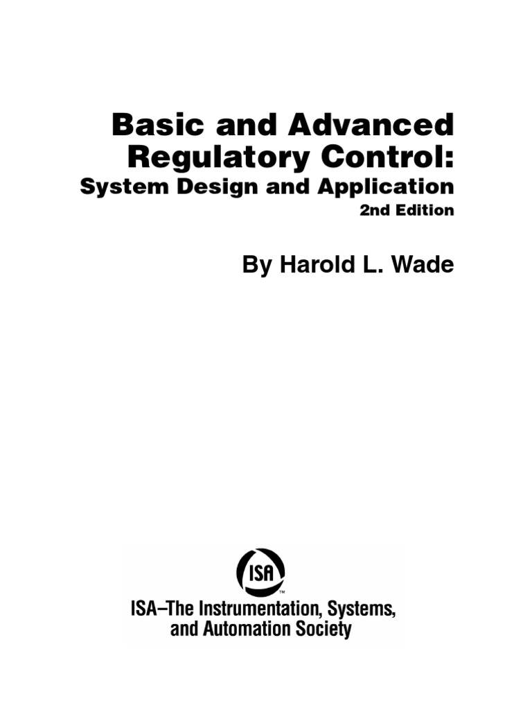 Basic and Advanced Regulatory Control - System Design and Application PDF | PDF
