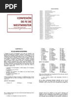 Confesion de Fe de Westminster PDF | PDF | Salvación | Gracia en el ...