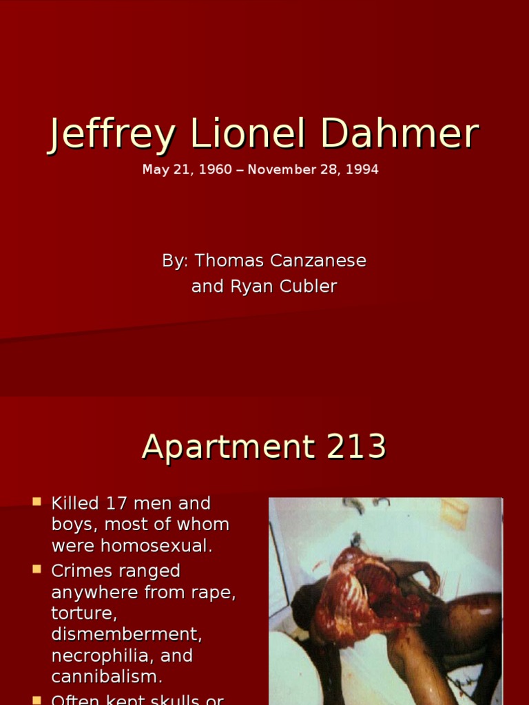 Jeffrey Dahmer | PDF | Criminal Justice | Crime & Violence