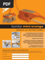 Instrucciones de Uso de Bomba para Extraccion de Agua Del Puyon A La Cisterna | PDF