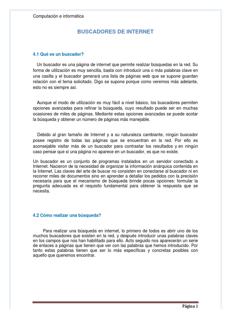 Trabajo Imformatica | PDF | Internet | Ciencias de la Información