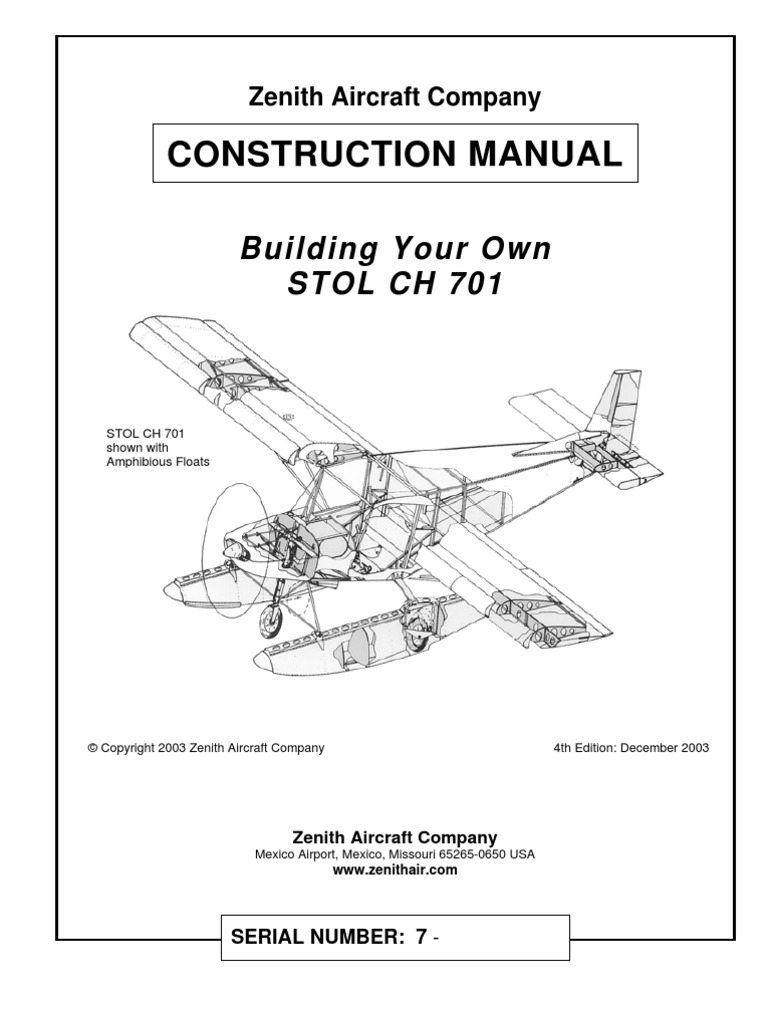 701 Construction Manual Intro 18pages | PDF | Rivet | Nut (Hardware)