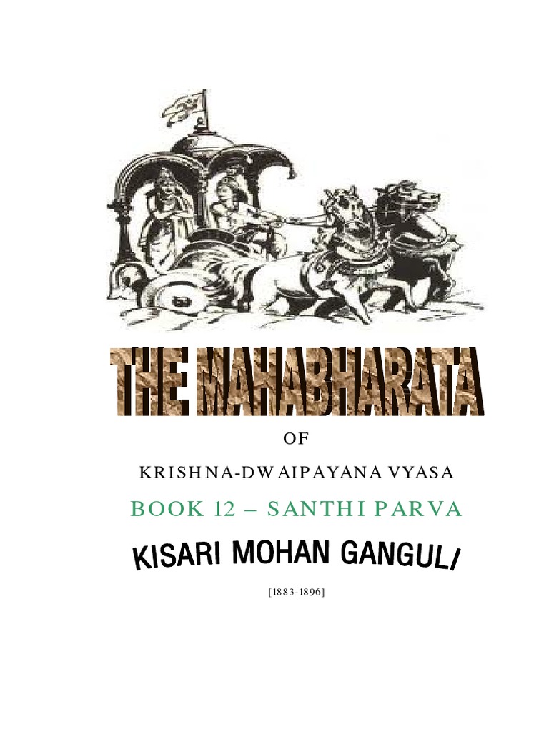 Mahabharata Book 12 Santi Parva | PDF | Mahabharata | Hindu Mythology