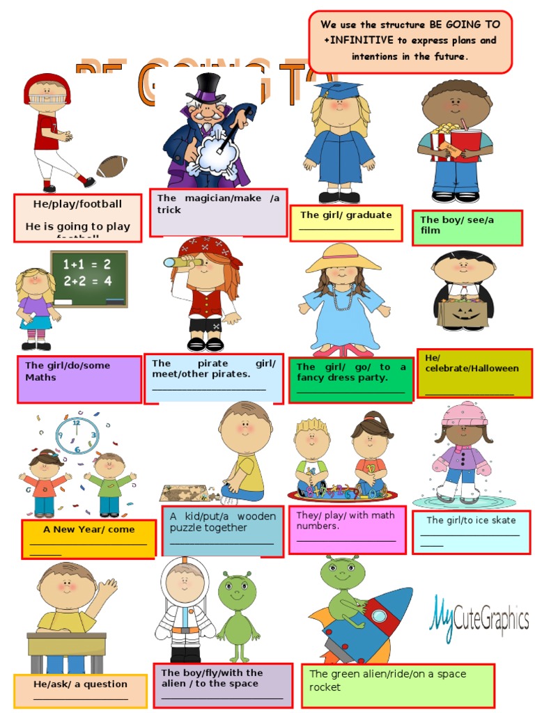 Future Plans and Intentions Worksheets | PDF | Language Arts & Discipline