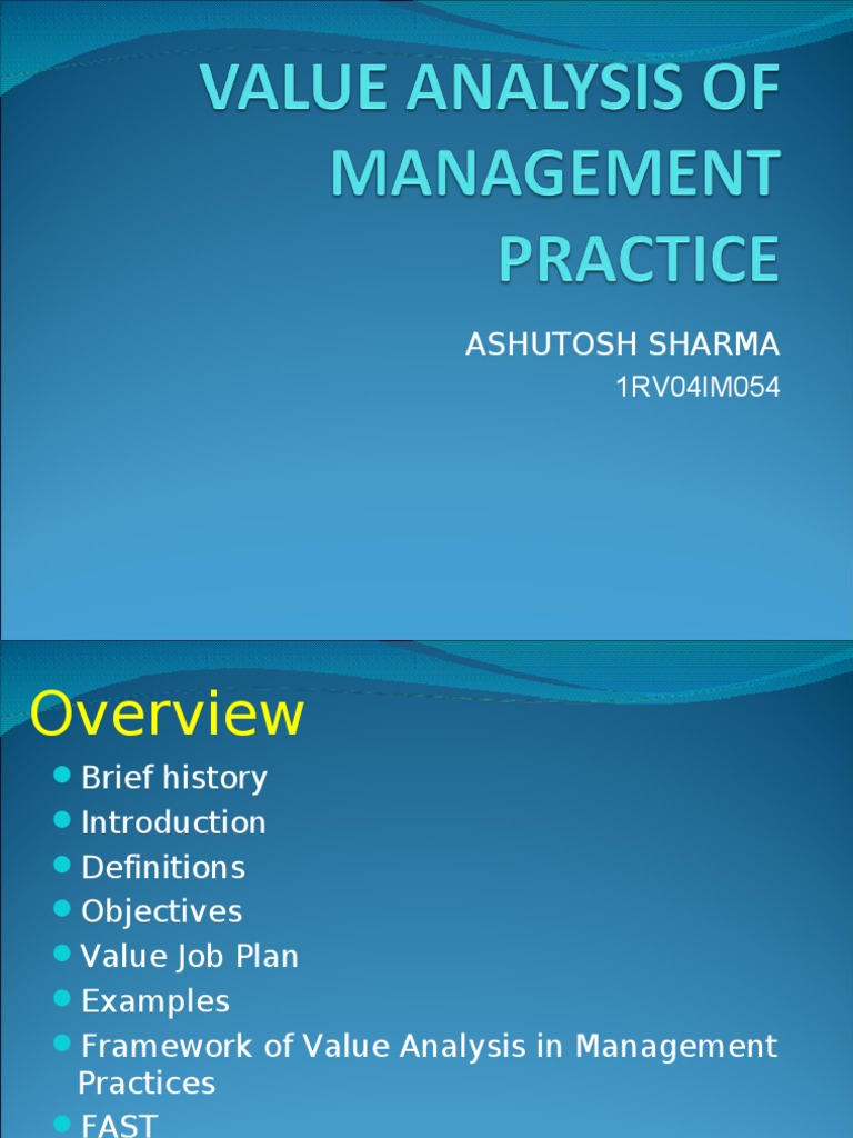 Value Engineering Pdf New Product Development Business Process