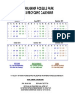 Bin Collection Calendar 2025 | PDF | Waste Management | Waste