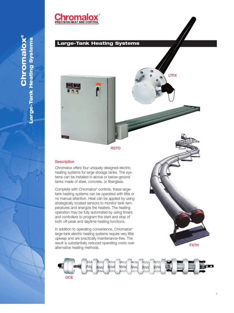 Large-Tank Heating Systems | Download Free PDF | Electric Heating ...