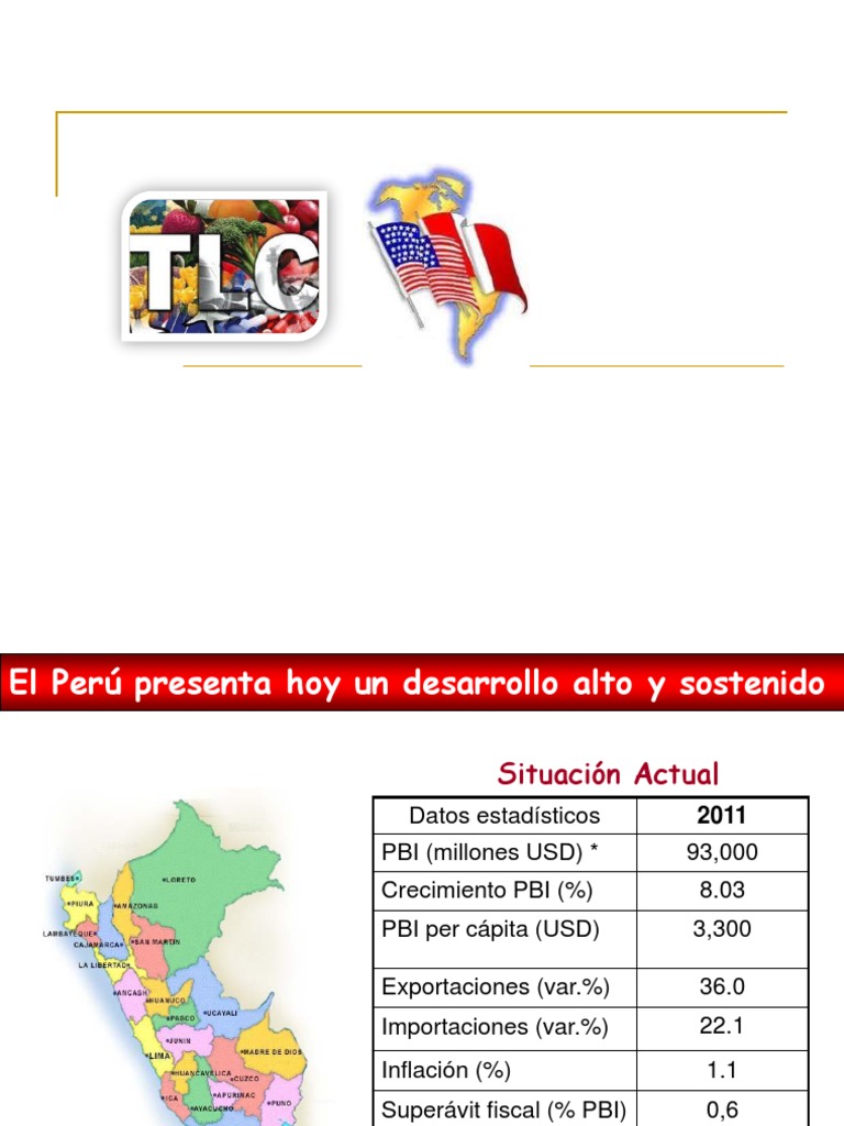para Expo de TLC Peru Usa | PDF | Tratado de Libre Comercio ...