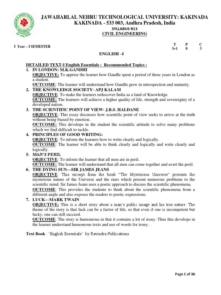 15 Syllabus - Civil Engineering | PDF