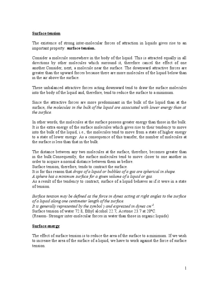 Measuring Surface Tension Methods | PDF | Surface Tension | Liquids