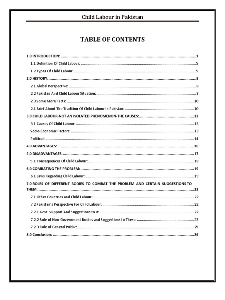 Child Labor | PDF