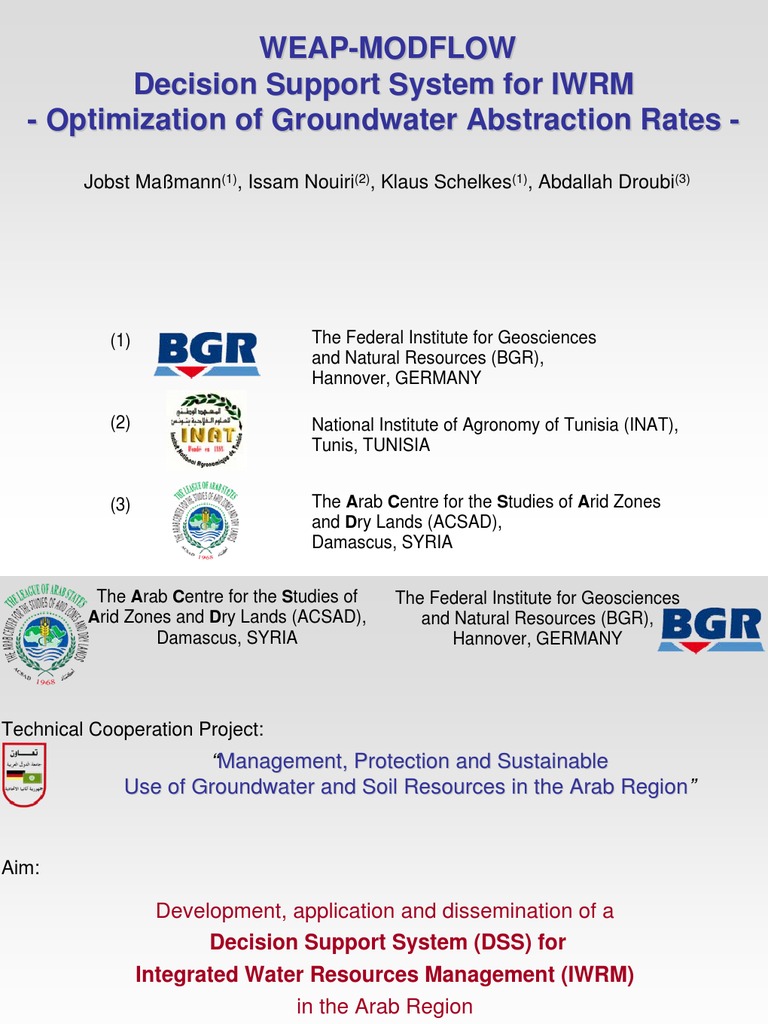 Weap - Modflow | PDF | Water Resources | Decision Support System