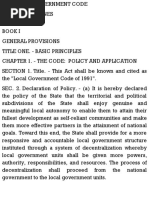 IRR of Local Government Code of 1991, As Amended | PDF | Local ...