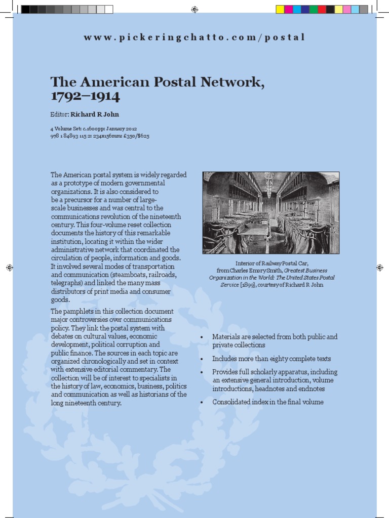 American Postal System History | PDF | United States Postal Service ...