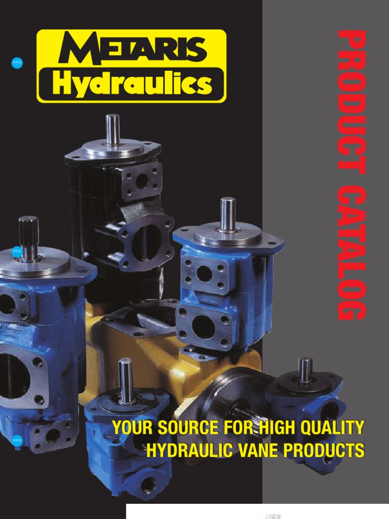 Metaris Vane Products | PDF | Pump | Viscosity