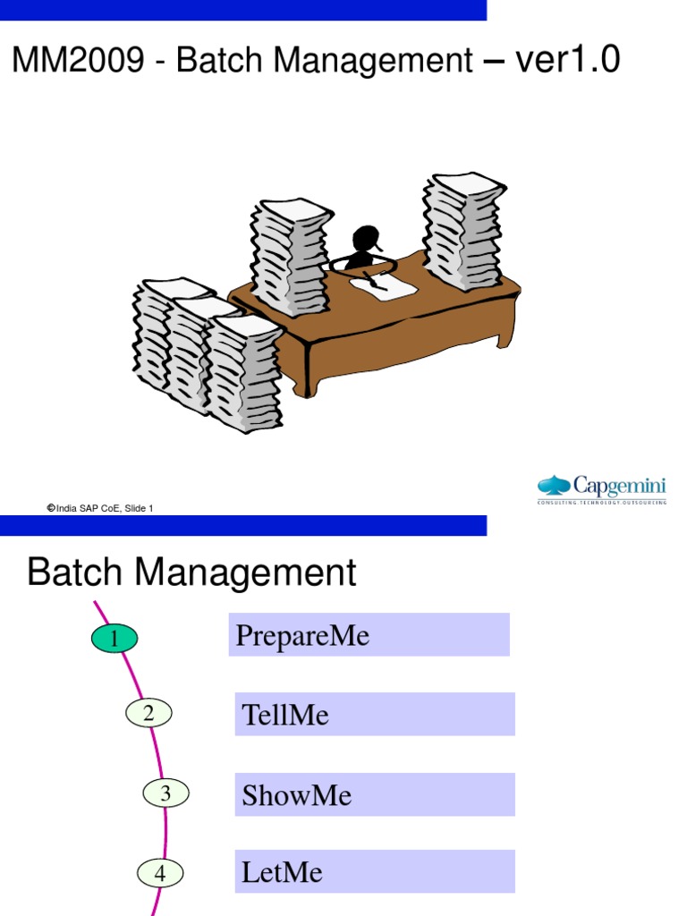 MM Batch Management | Inventory | Warehouse