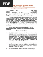 Manpower Supply Quotation Format | PDF | Outsourcing | Consultant