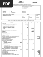 Downloadable Form 16 Formats | PDF | Employee Benefits | Payments