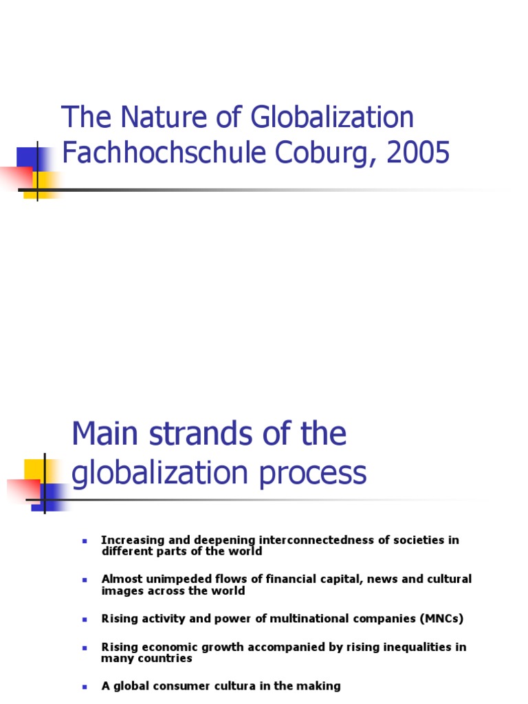 Globalization: Processes and Perspectives | PDF | Globalization ...