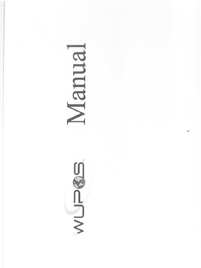 Manual Wupos | PDF