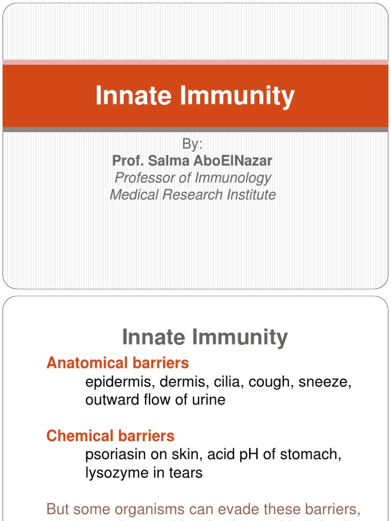 Innate Immunity | PDF | Innate Immune System | Immune System