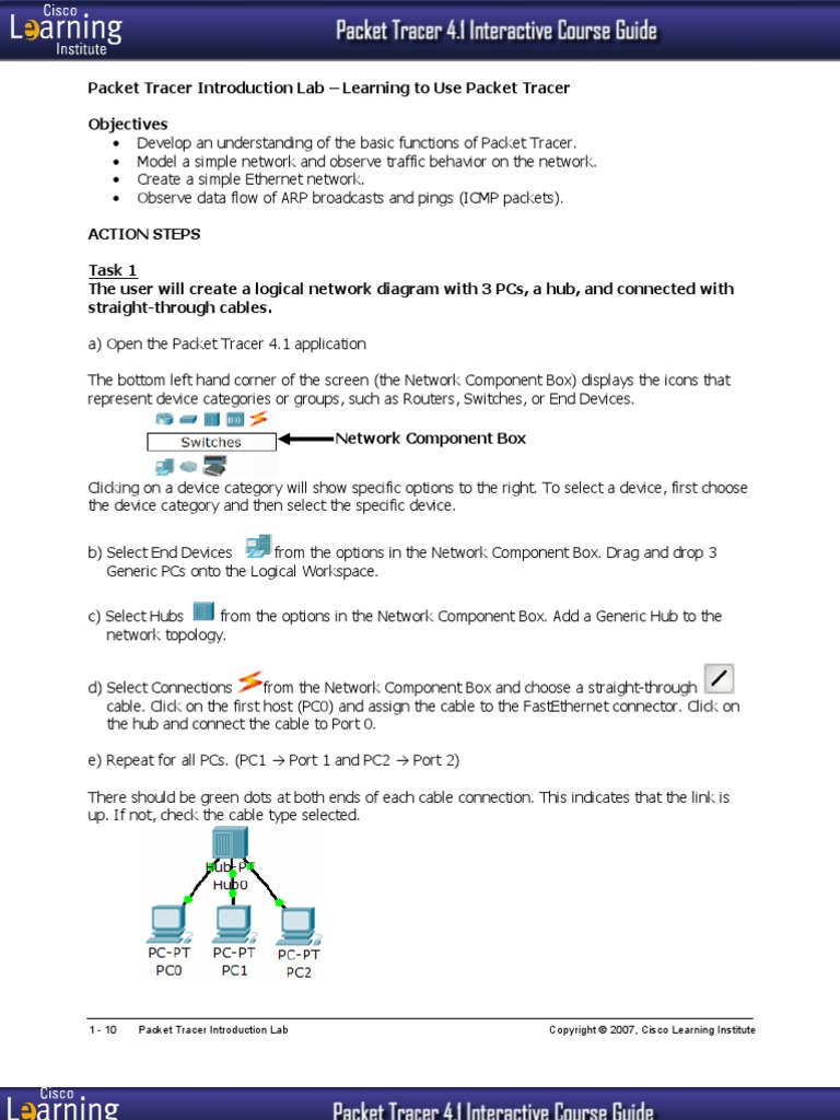 Ccna Packet Tracer Tutorial | Download Free PDF | Router (Computing) | Computer Network
