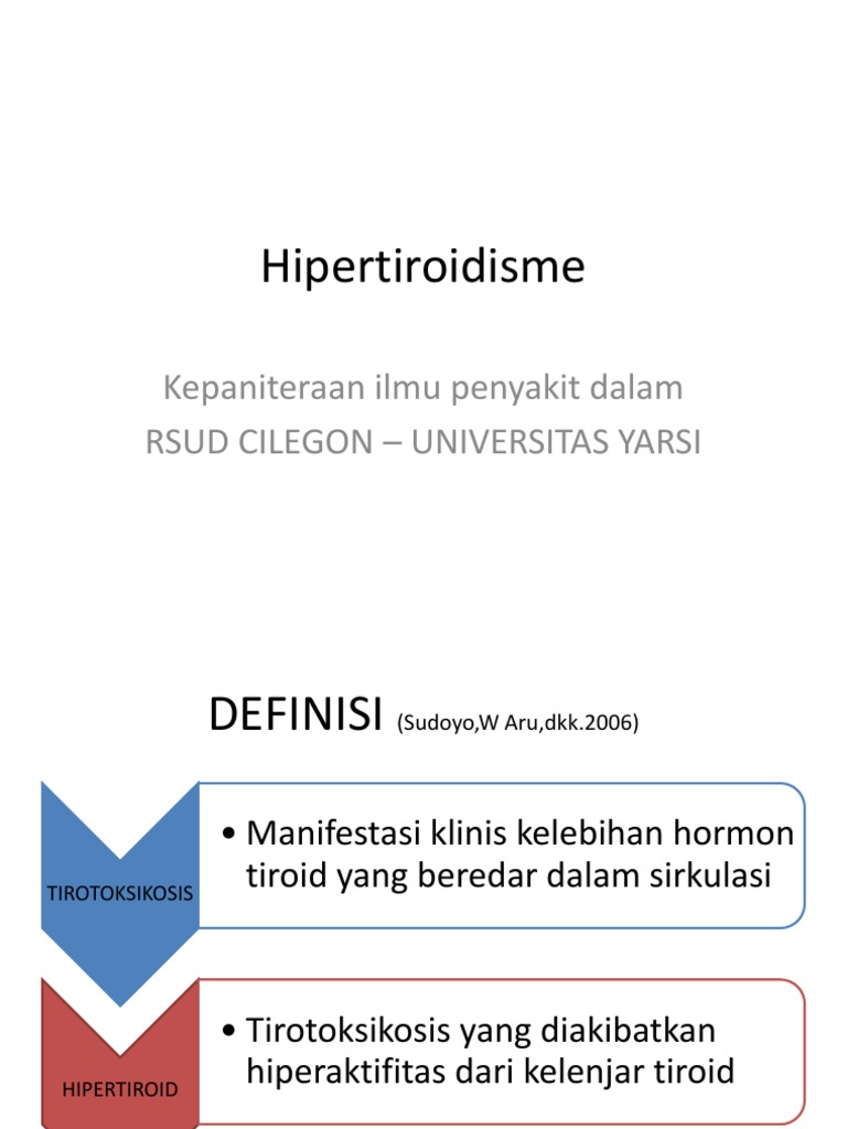 Hipertiroid | PDF | Hyperthyroidism | Thyroid