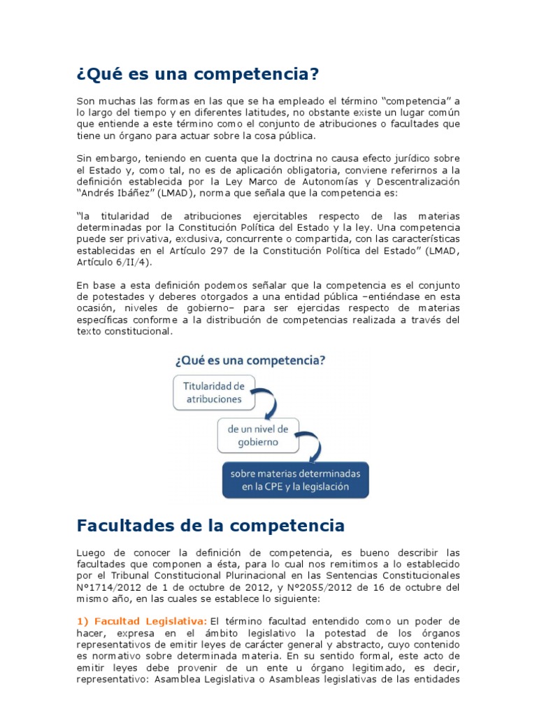 Qué Es Una Competencia | PDF | Regulación | Estado (política)
