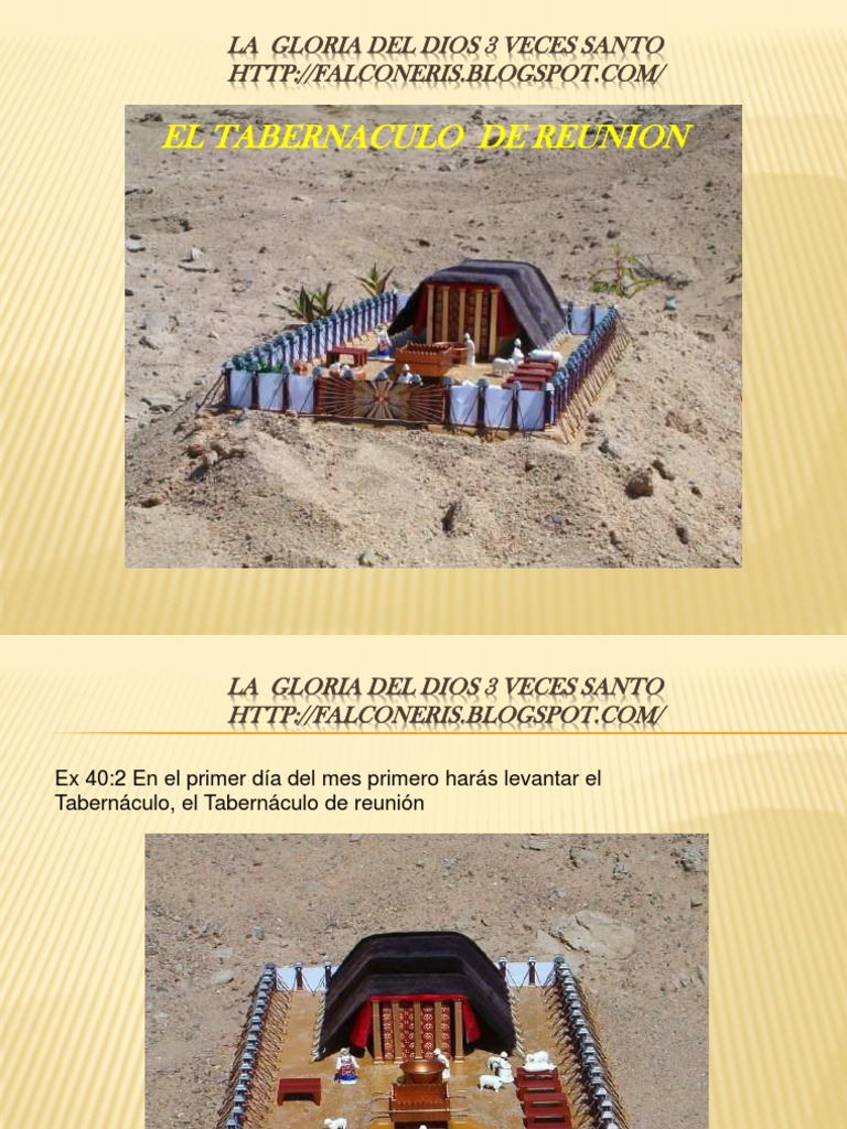 El Tabernáculo: Significado y Estructura | PDF | Cristo (título) | Sacerdote